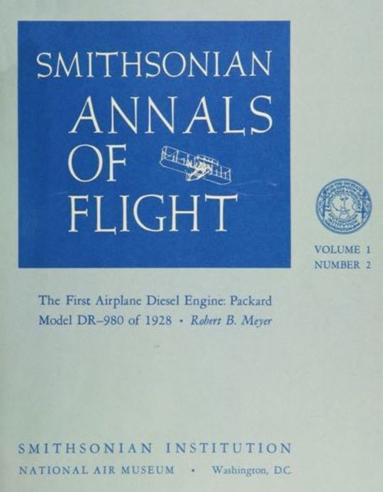 The First Airplane Diesel Engine: Packard Model DR-980 of 1928 by ...