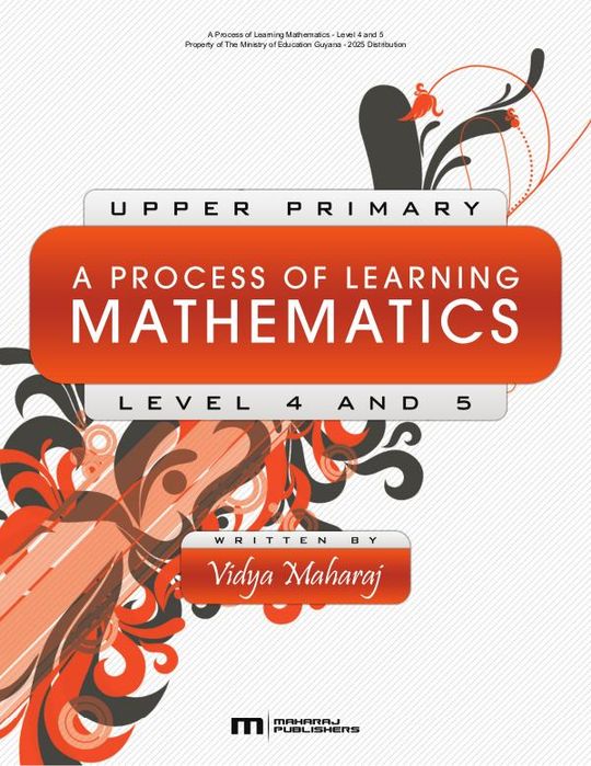 A Process of Learning Mathematics - Levels 4 and 5 by Vidya (Vadewatte ...
