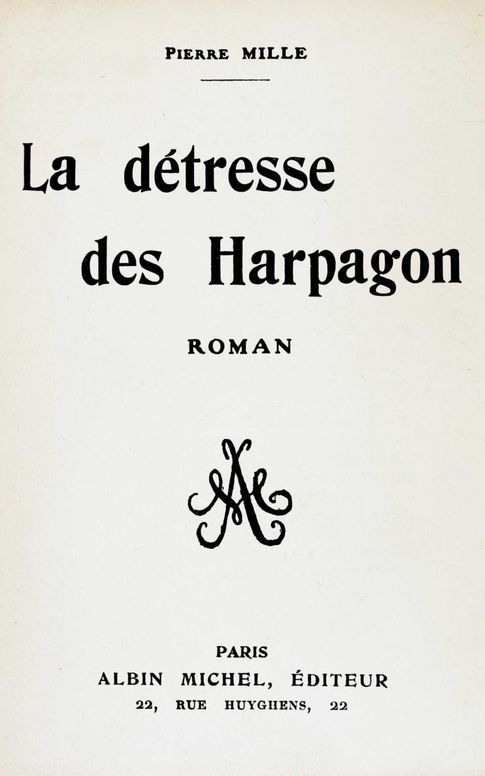 La détresse des Harpagon by Pierre Mille | BookFusion