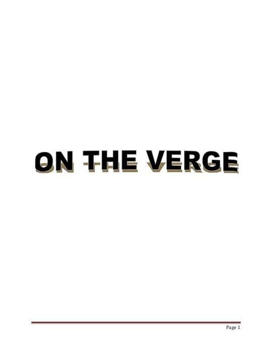 ON THE VERGE edit finalyyxxxEND pdf by USER | BookFusion