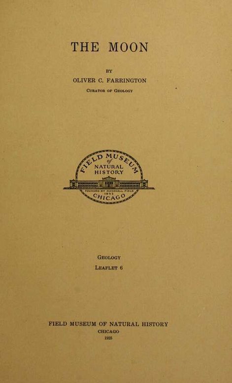 The Moon by Oliver Cummings Farrington | BookFusion